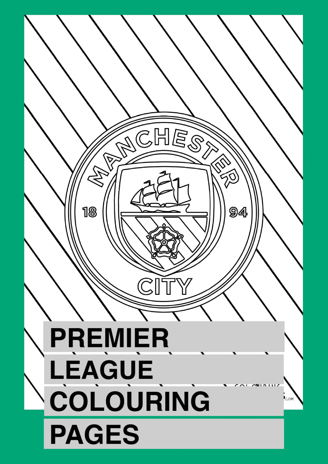 Premier League 22/23 Teams Colouring Pages - Colouring Crafts