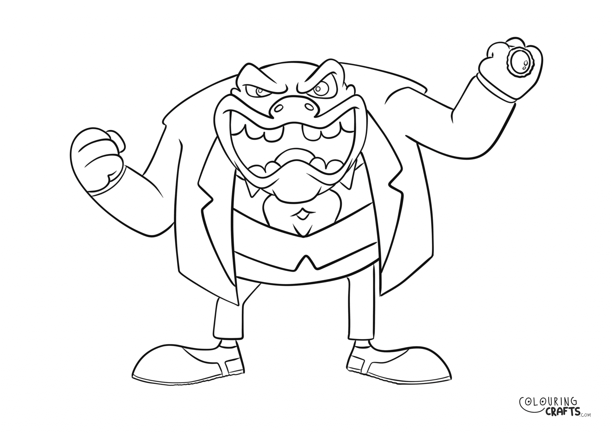 Danger Mouse And Greenback Colouring Page - Colouring Crafts