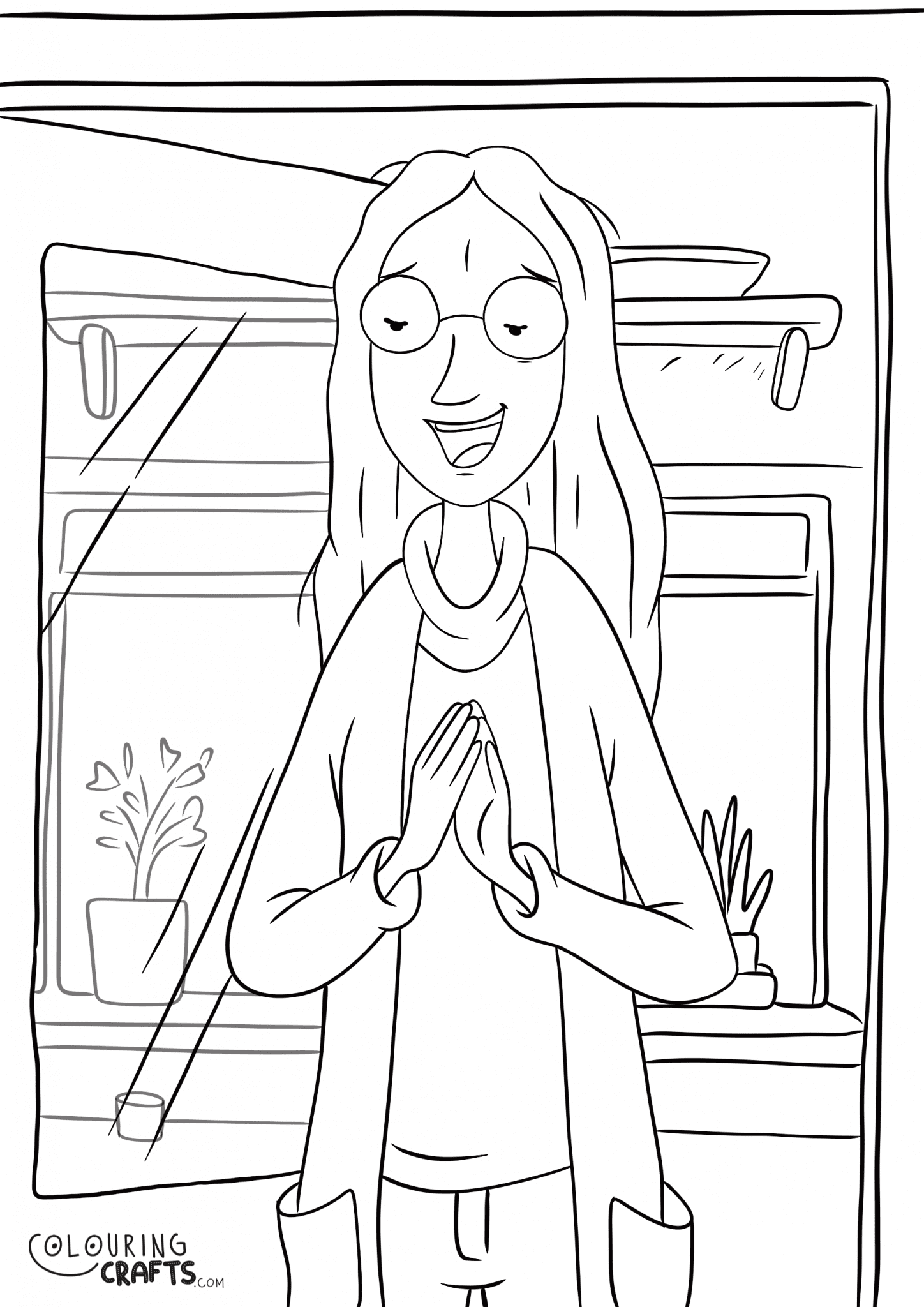 Horrid Henry Colouring Page - Colouring Crafts