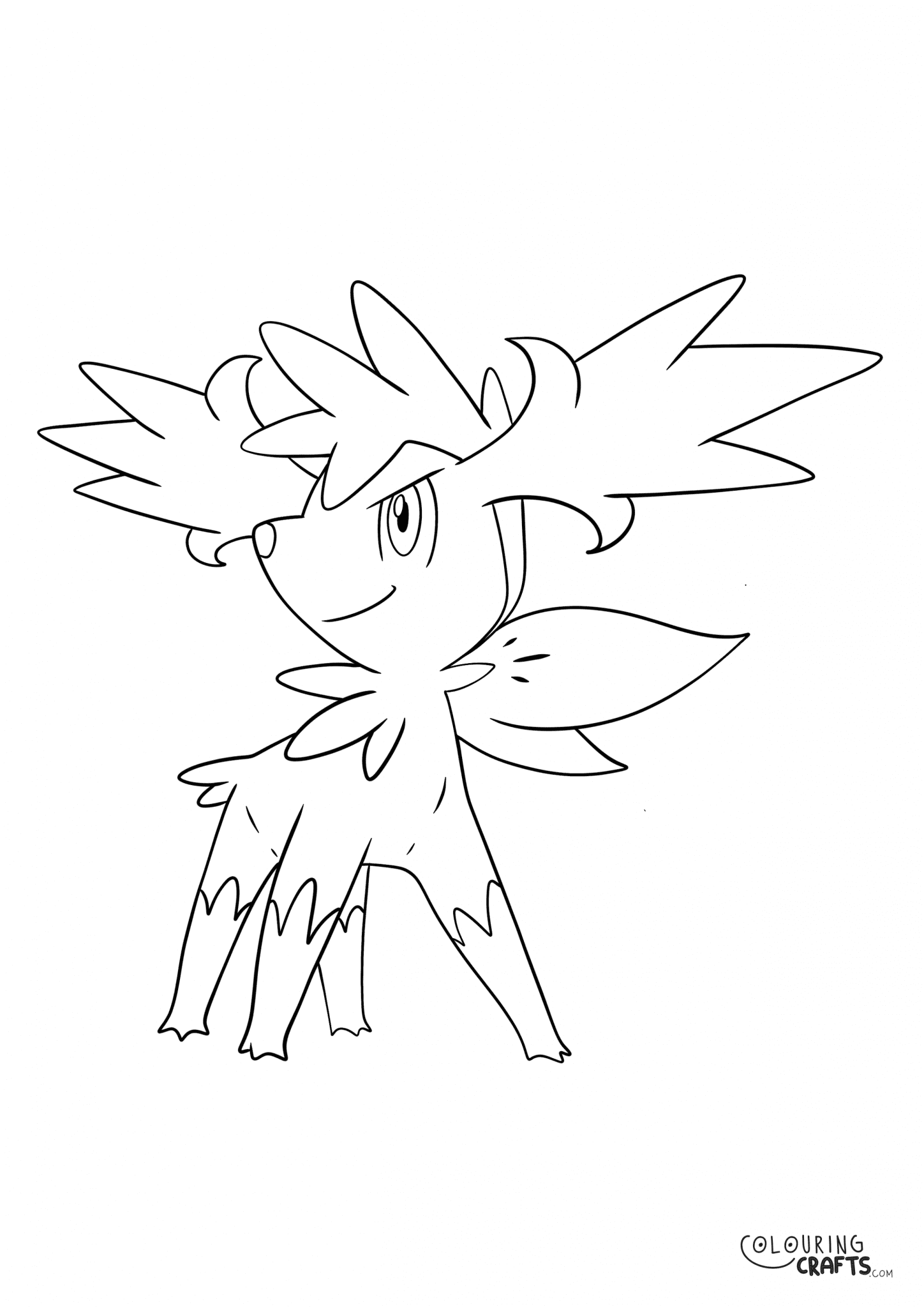Shaymin Pokemon Kleurplaten